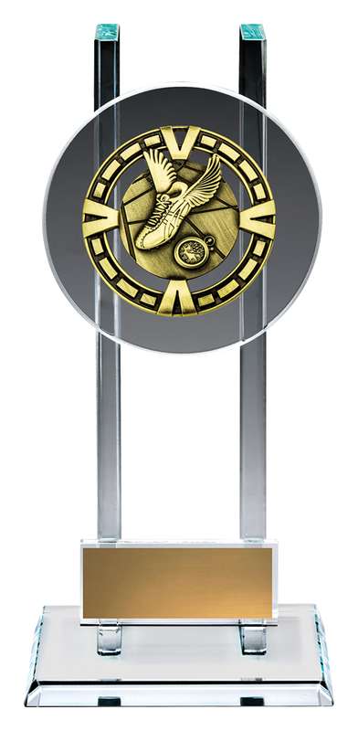 Glass Varsity - Track - TrophyHub